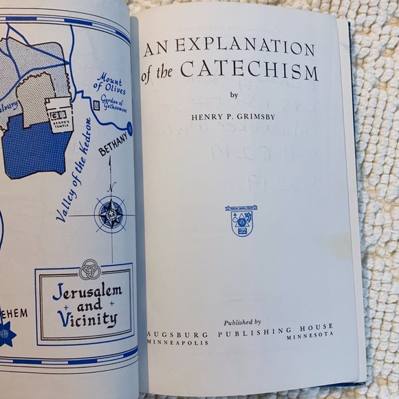Vintage | Accents | 941 Vintage Blue And Grey Catechism Book | Poshmark